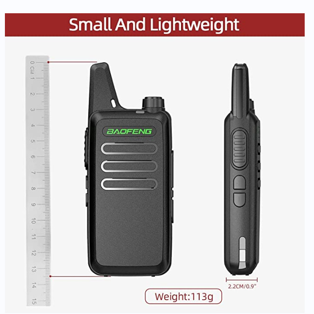 BAOFENG T20 UHF Long Range Ham Two Way Radio - Baofeng