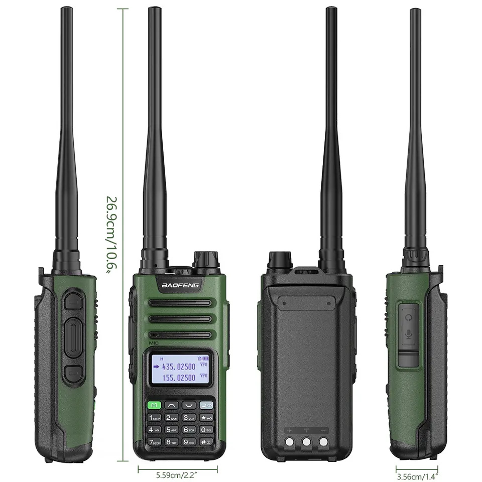 Baofeng UV-13 Pro 10W Walkie Talkie Transceiver GMRS Two Way Radio ...