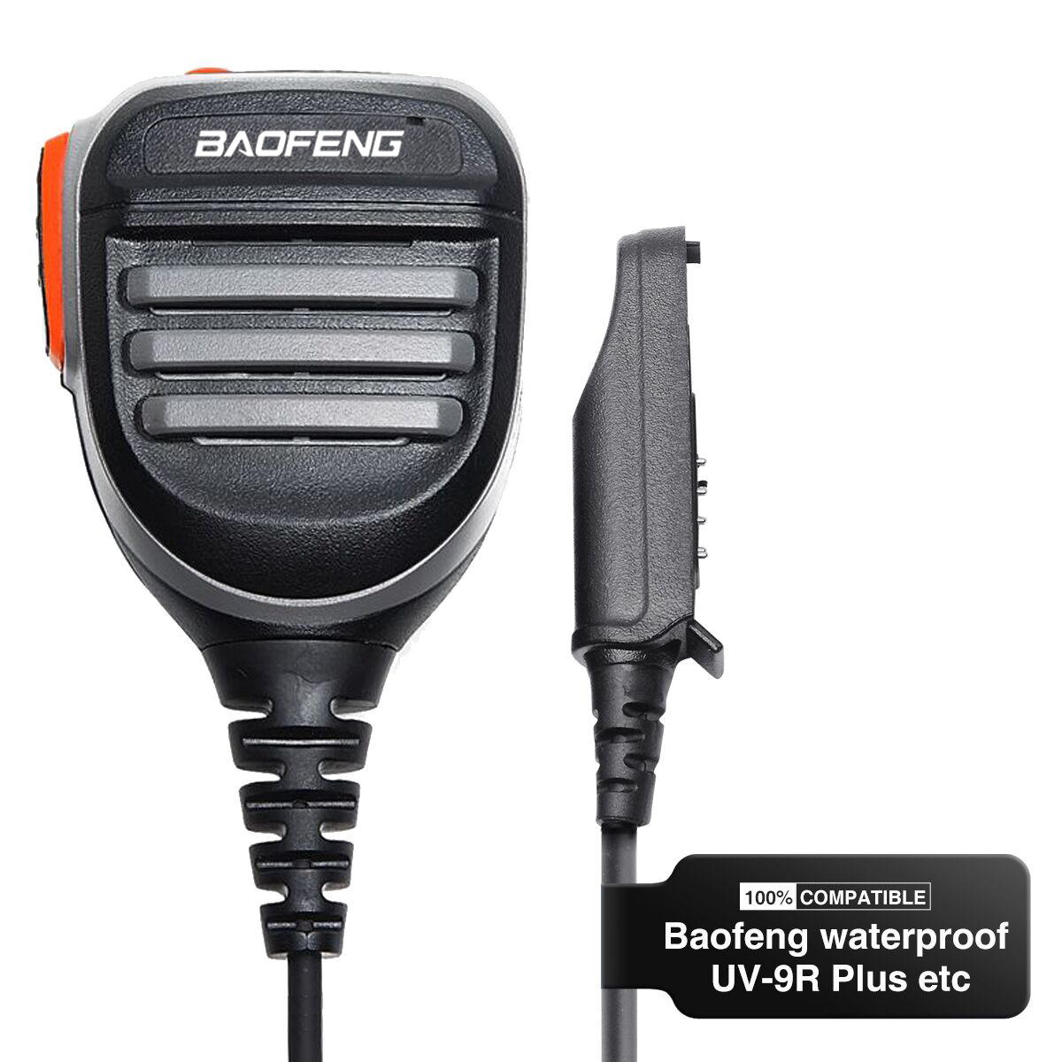 AR-780 Two Way Radio Rainproof Handheld Speaker Mic Microphone - Baofeng